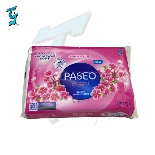 Jual PASEO Elegant, facial tissue 108 sheets @3ply. Non-Perfumed ...