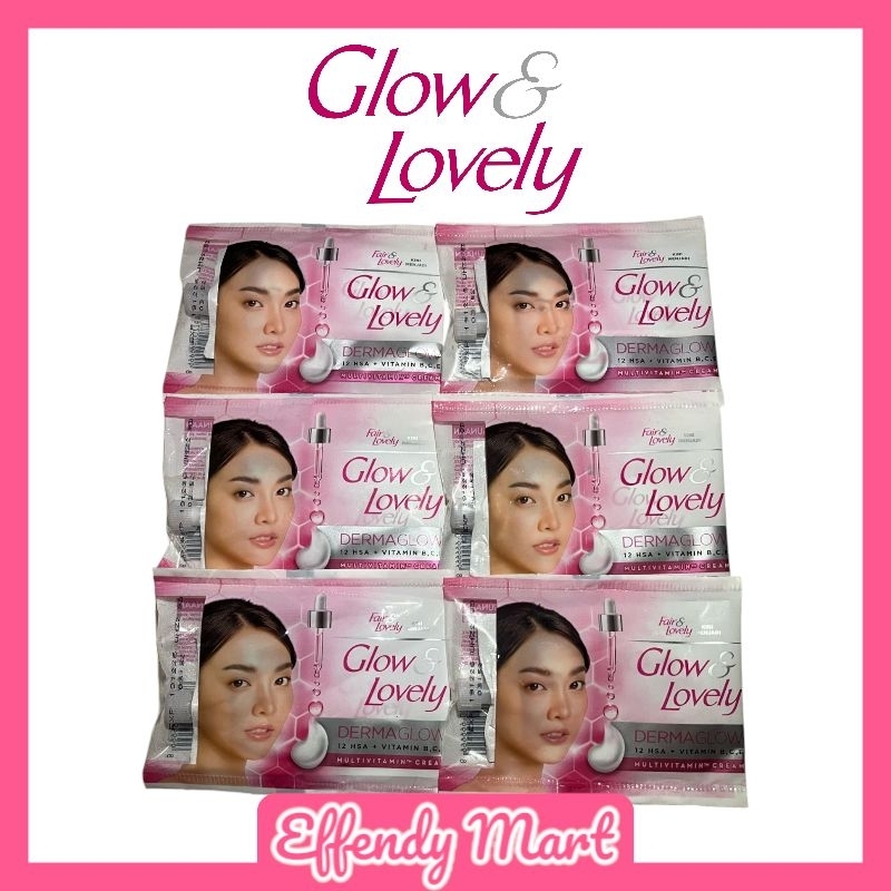 Jual Glow & Lovely Multi Vitamin Cream Sachet 7,5gr | Shopee Indonesia