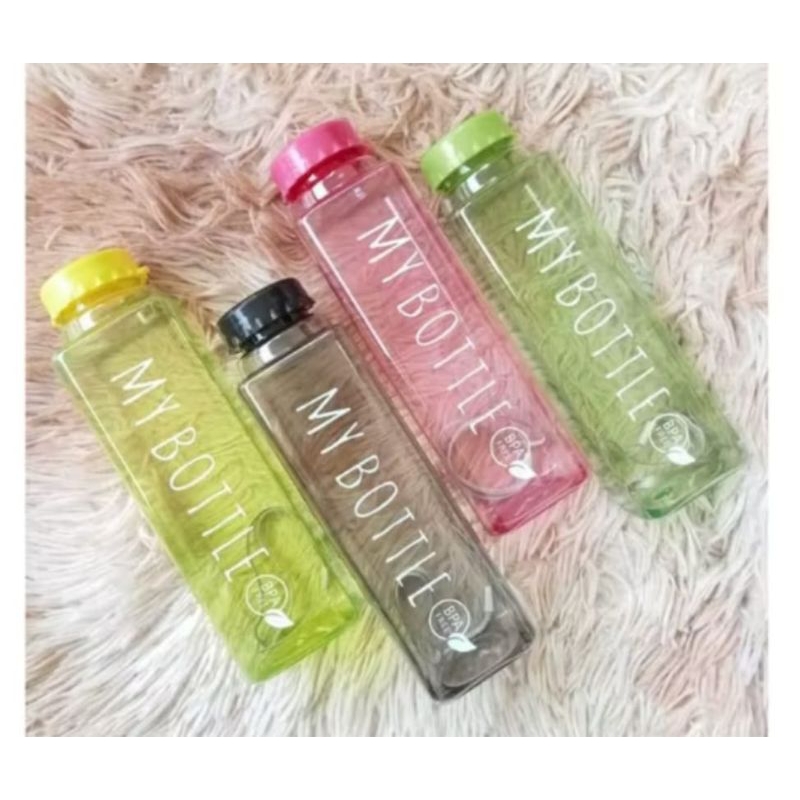 Jual BOTOL MINUM MY BOTTLE KOTAK TUTUP BULAT | Shopee Indonesia
