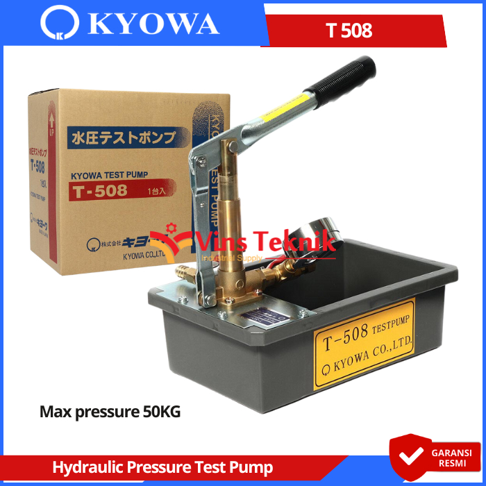 Jual KYOWA T 508 Test Pump Hydraulic Pressure TestPump 50KG T508 ...