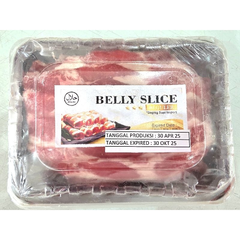 Jual Beef Belly slice 500gr (variasi : mix/blade/reguler/wagyu ...