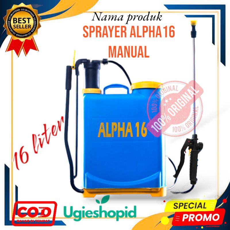 Jual Sprayer Alpha 16 manual Kapasitas 16 L SNI | Tanki semprot ...