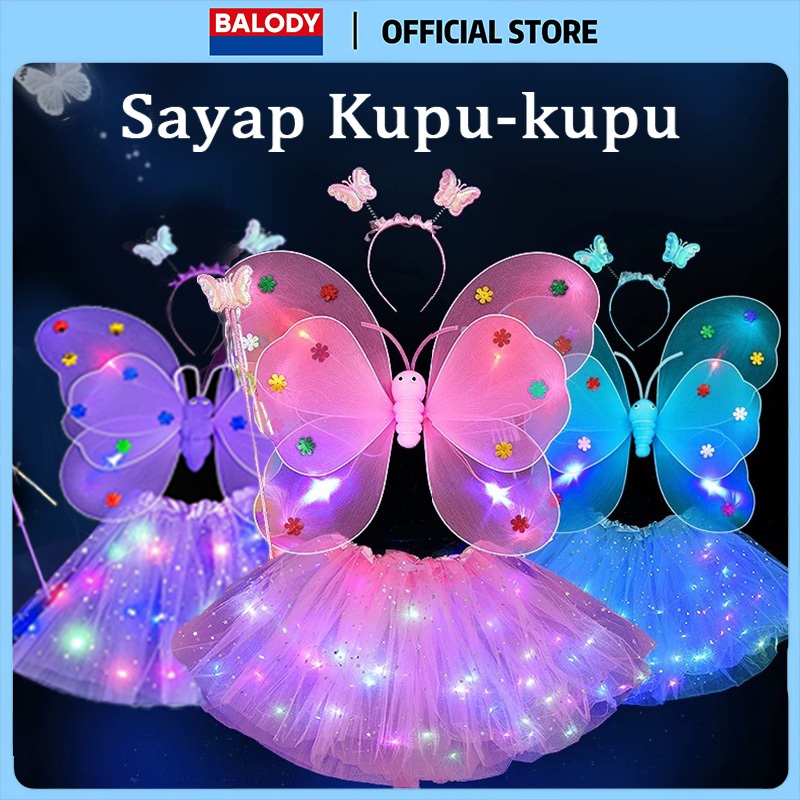 Jual Balody Sayap kupu kupu sayap peri anak Dekorasi kostum karnaval ...