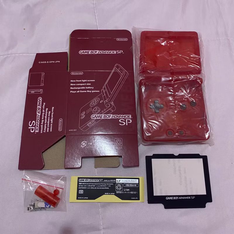 Jual CASING NINTENDO GAME BOY ADVANCE MERAH SP CASING GAMEBOY ADVANCE ...