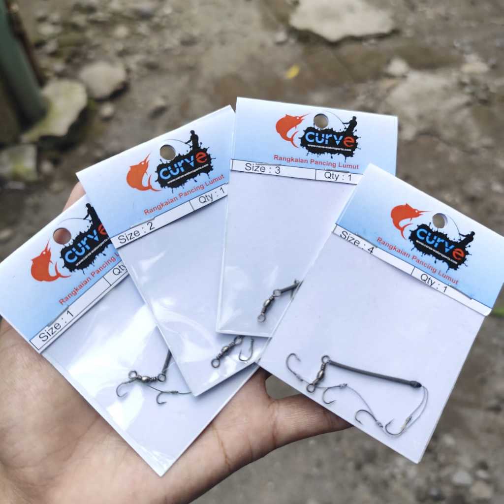 Jual Rangkaian Kail Gombyok LUMUT Rangkaian Pancing Lumut Ombyok Lumut ...