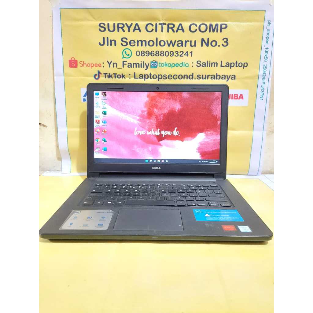 Jual Laptop Dell Inspiron 14 - 3467 intel core i7 - 7020U | Shopee Indonesia