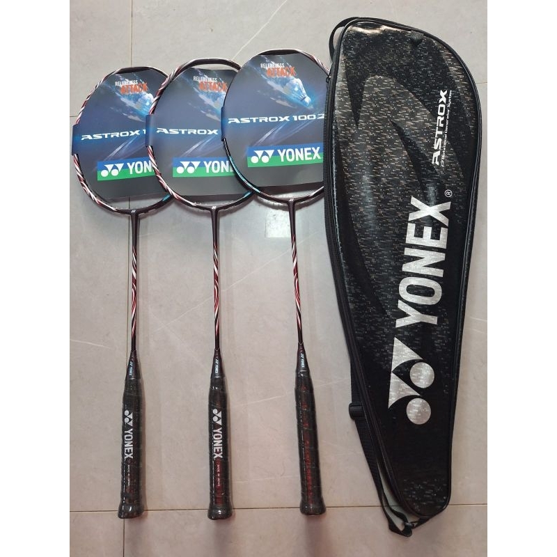 Jual Raket Badminton Yonex Astrox 100 ZZ 100zz Kurenai Original | Shopee Indonesia