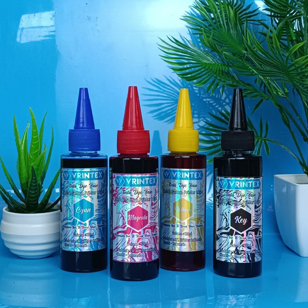 Jual Vrintex Tinta Printer DTF Refill Dye Photo Premium Epson 100 ML ...