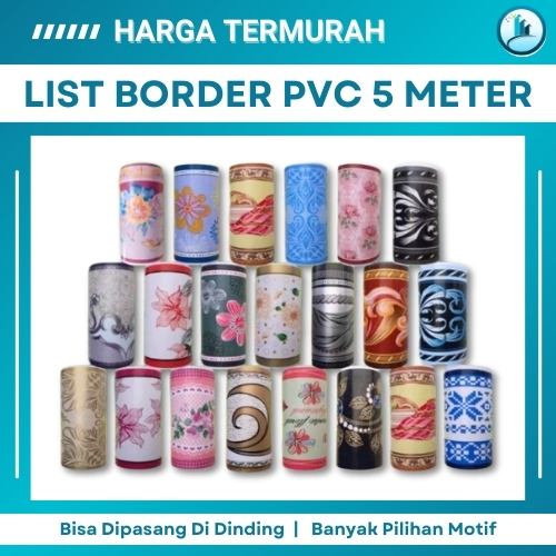 Jual Wall Border List Border Lis Pembatas Pinggiran Wallpaper Sticker ...