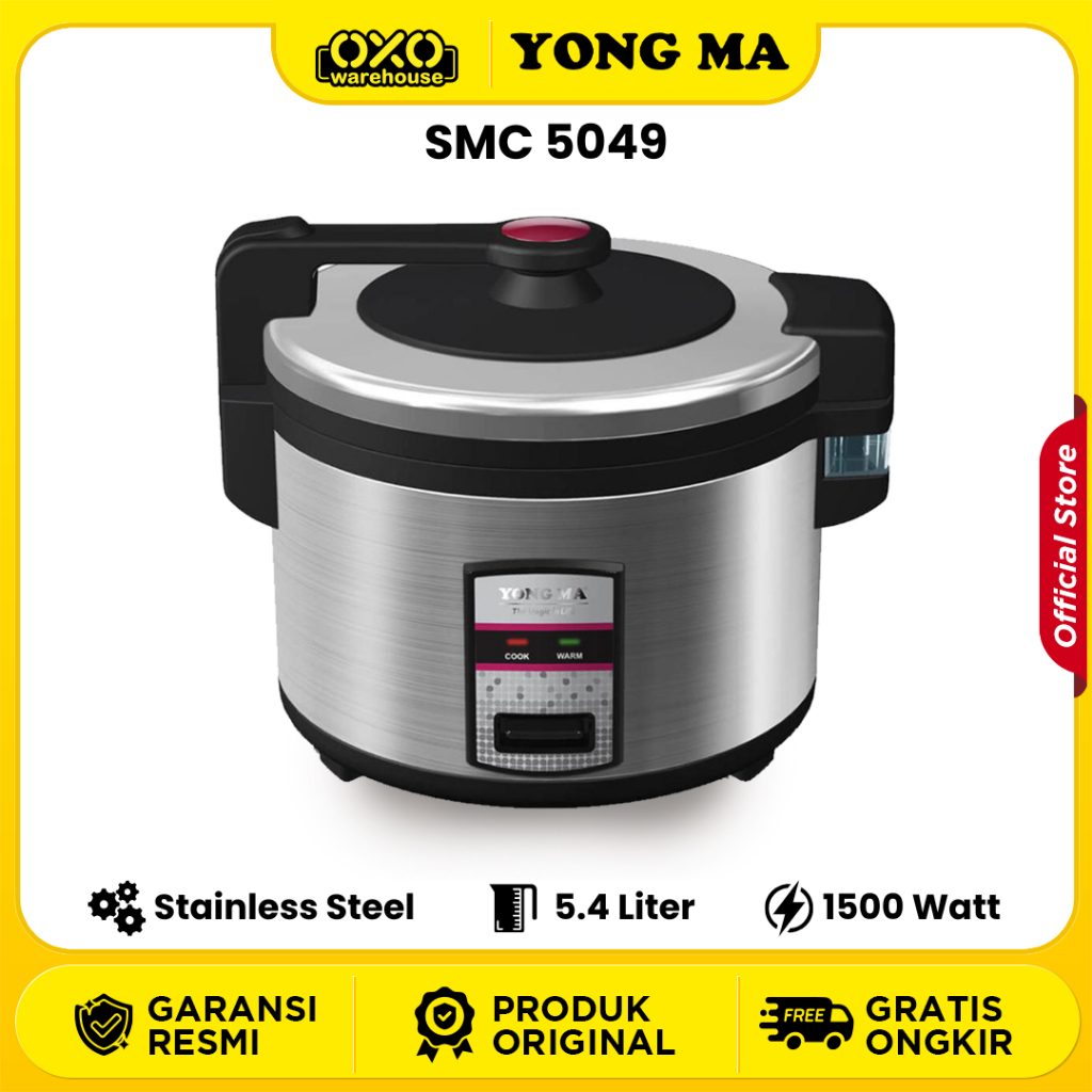 Jual YONG MA Rice Cooker JUMBO SMC 5049 Magicom Penanak Nasi 5.4 L ...