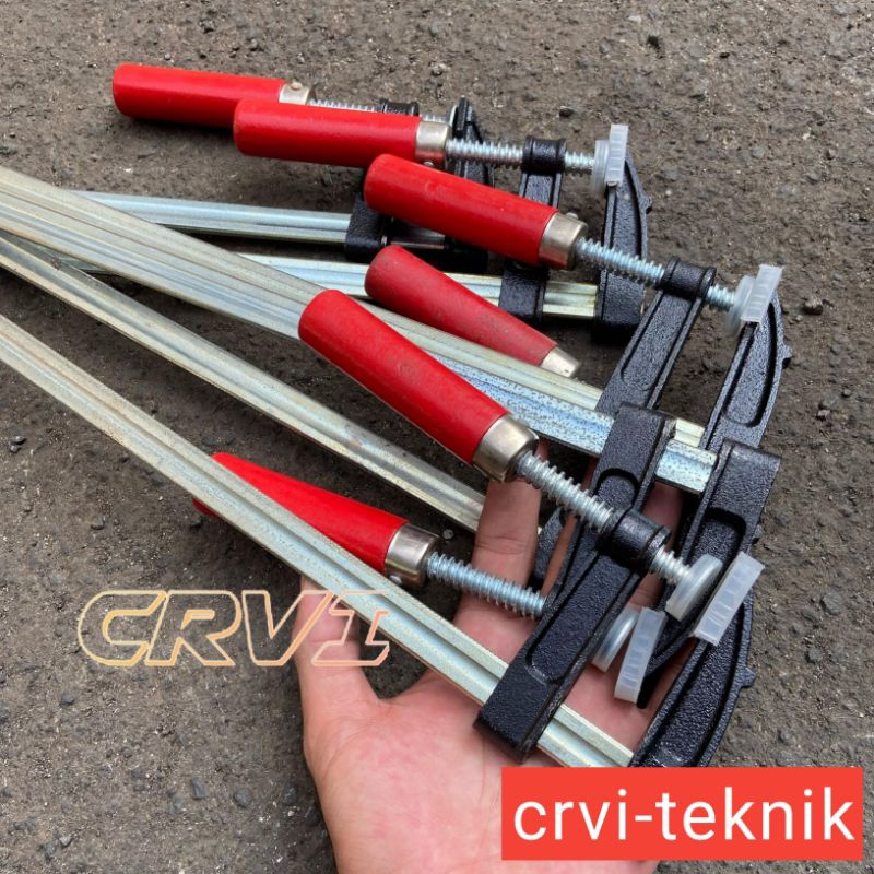 Jual Klem F 5 cm × 50 Cm Klem Penjepit Kayu Clamp Kayu Pres Penjepit ...