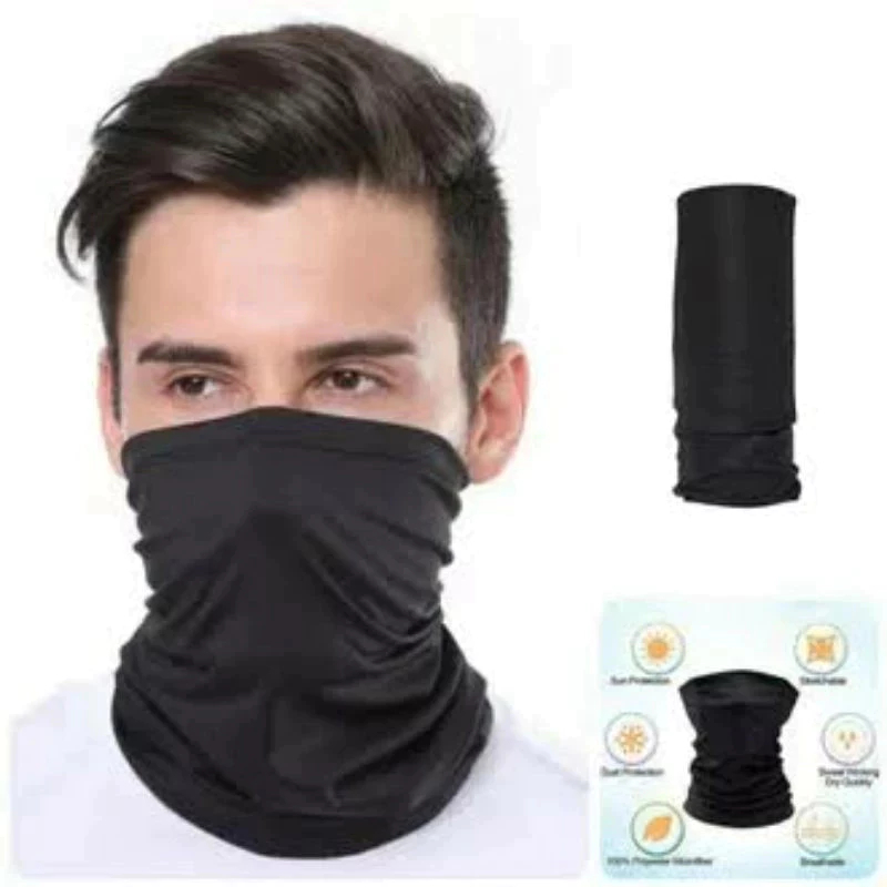 Jual Masker Buff Hitam Polos Premium / Baff Aksesoris Motor Pria Wanita ...