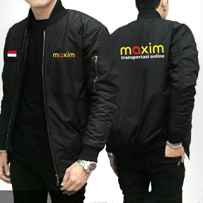 Jual JAKET MAXIM JAKET BOMBER ROMPI MAXIM COCOK UNTUK BERKENDARA ...