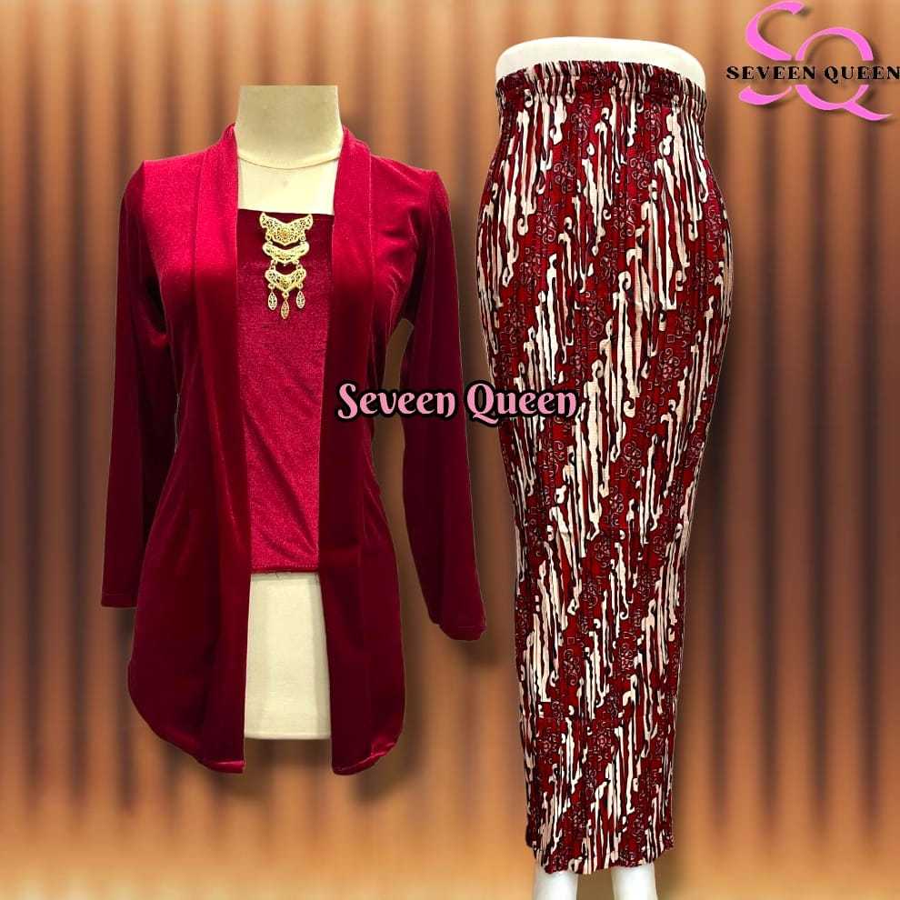 Jual SET KEBAYA BLUDRU KUTU BARU ( Rok+kebaya ) SET TRADISIONAL INDONESIA | Shopee Indonesia