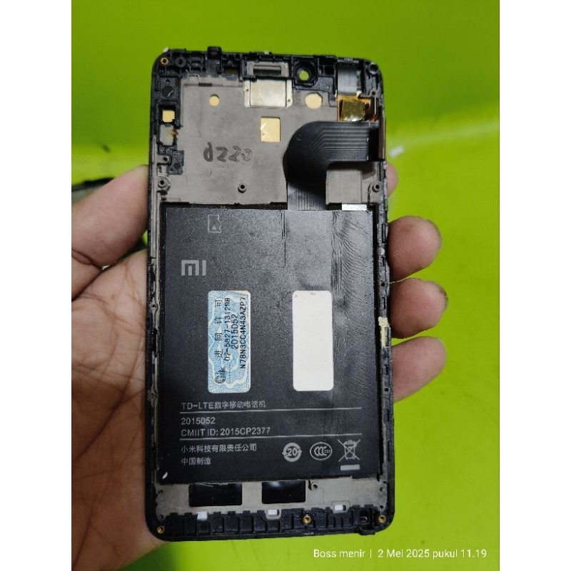 Jual lcd touchscreen Xiaomi redmi note 2 dan redmi 2 normal | Shopee ...