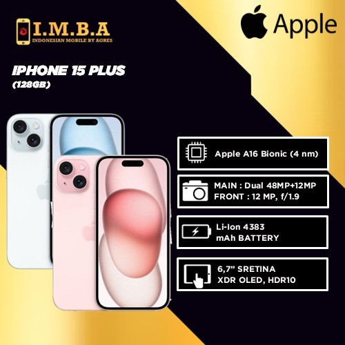 Jual iP 15 Plus 128/256GB Garansi Resmi Indonesia | Shopee Indonesia