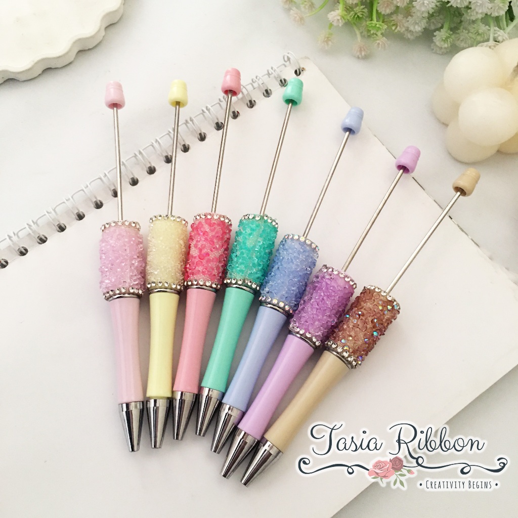 Jual Pulpen DIY Hias Tempel Diamond (Pulpen Dengan Hiasan Diamond ...