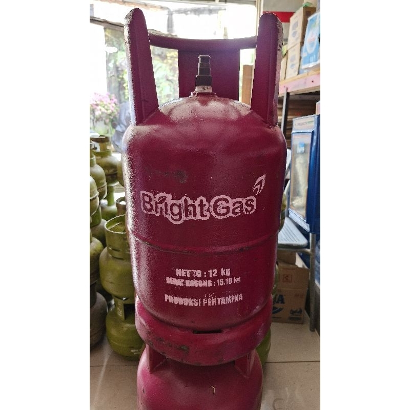 Jual TABUNG KOSONG GAS ELPIJI BRIGHT GAS 12KG (INSTANT ONLY) | Shopee ...