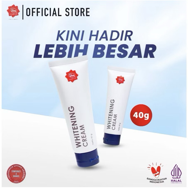 Jual Viva whitening Cream 40 gram , 15 gram , cream pemutih viva VIRAL ...