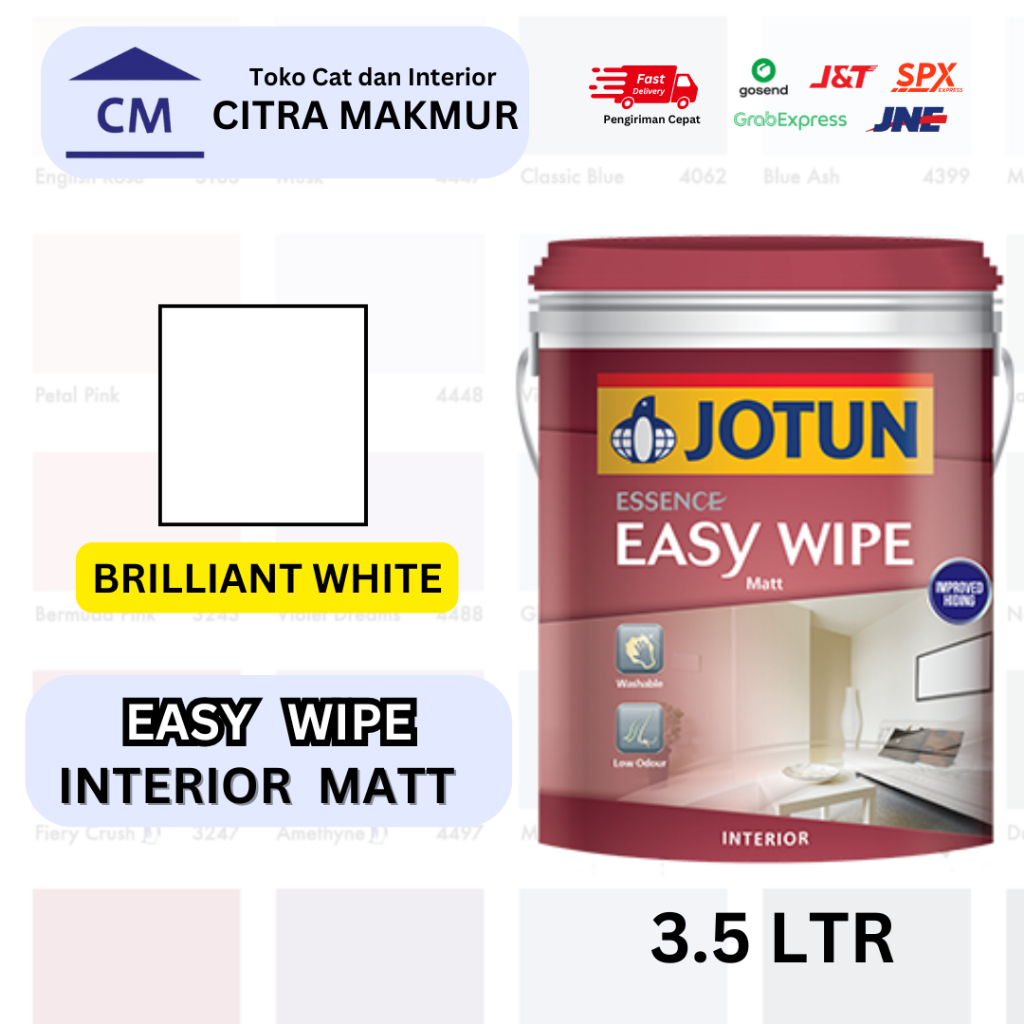 Jual JOTUN Essence EASY WIPE | Brilliant White 3.5 Ltr | Shopee Indonesia