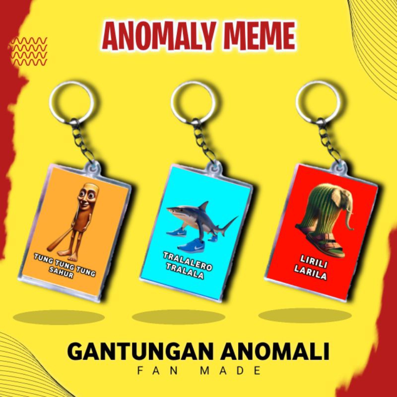 Jual Gantungan Kunci Meme Tung Tung Sahur Viral – Ganci Lucu Bombardino ...