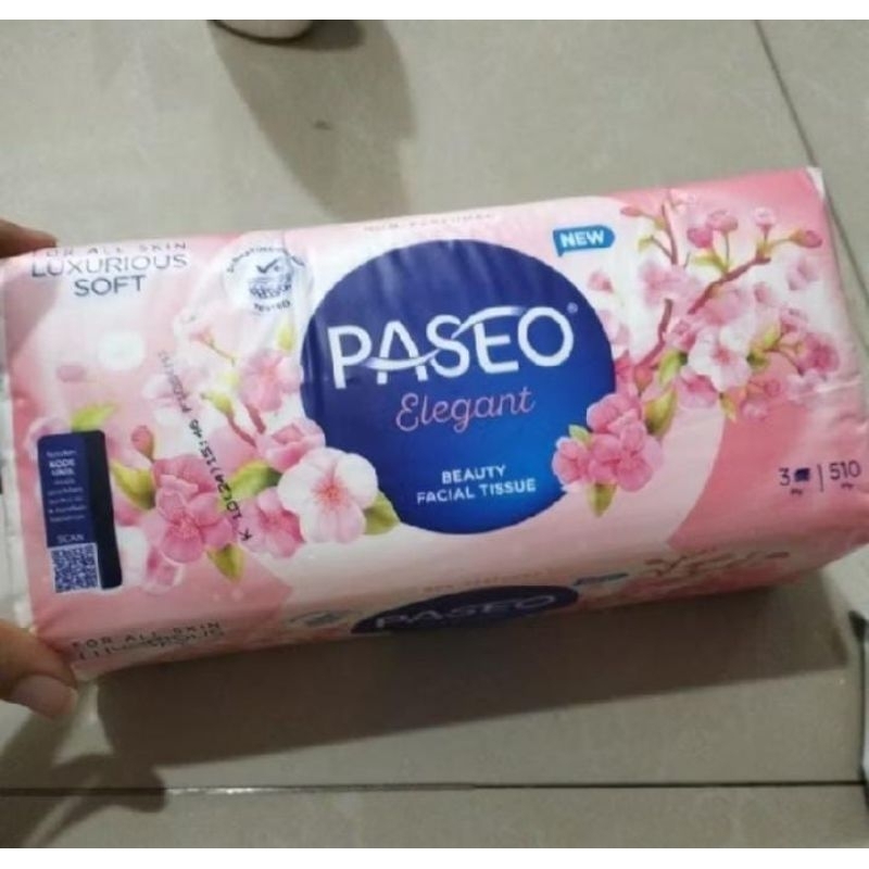 Jual Tisu Tissue wajah Beauty Facial Paseo Elegant 3 PLY 510 sheets non ...