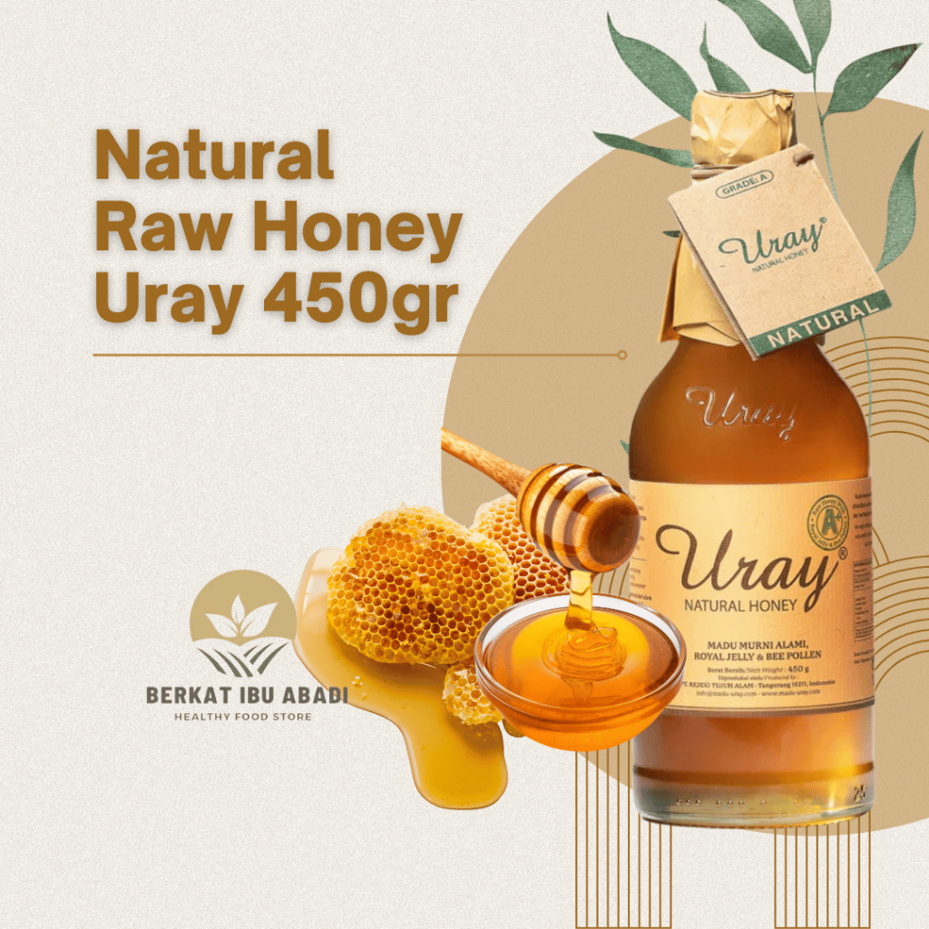 Jual Madu Uray Grade A+ Natural Honey 450gr / Raw Honey Uray 450gr ...