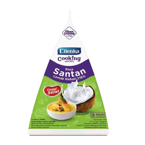 Jual Ellenka Cooking Series Fiber Creme Santan Kelapa 65ML | Shopee ...