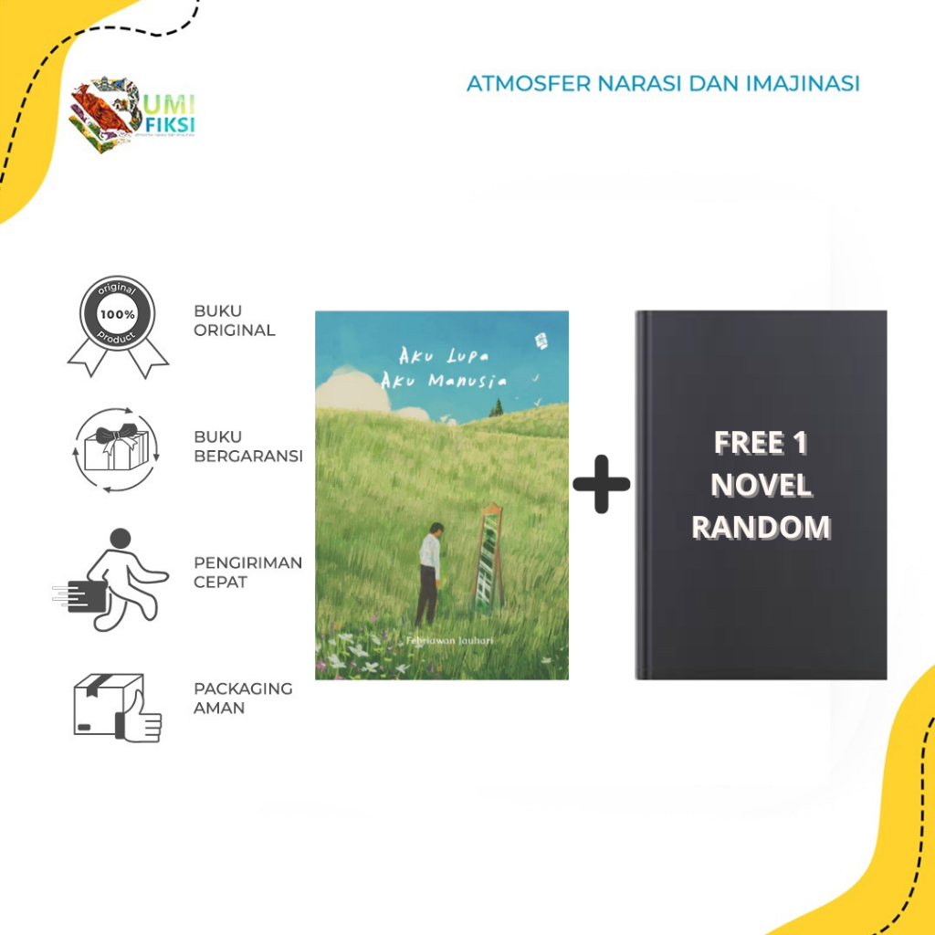 Jual Buku Novel Aku Lupa Aku Manusia - Febriawan Jauhari - Bukune ...