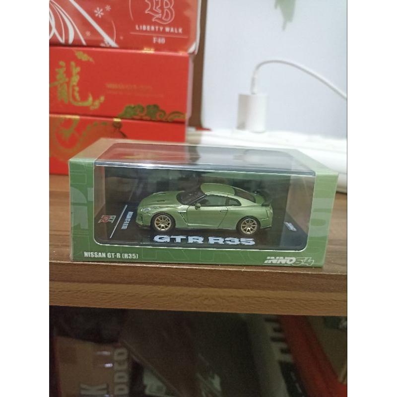 Jual inno64 - nissan GT-R R35 millenium jade segel | Shopee Indonesia