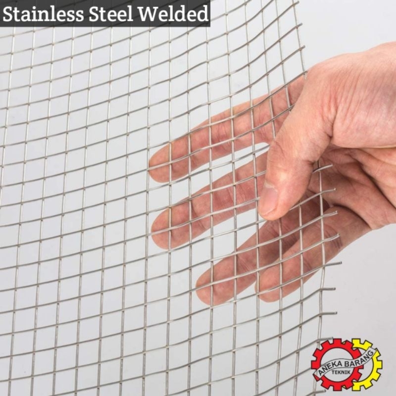 Jual Kawat Ram Stainless SS304, 20mmx20mm, Tebal Kawat 2mm, Lebar 1 ...