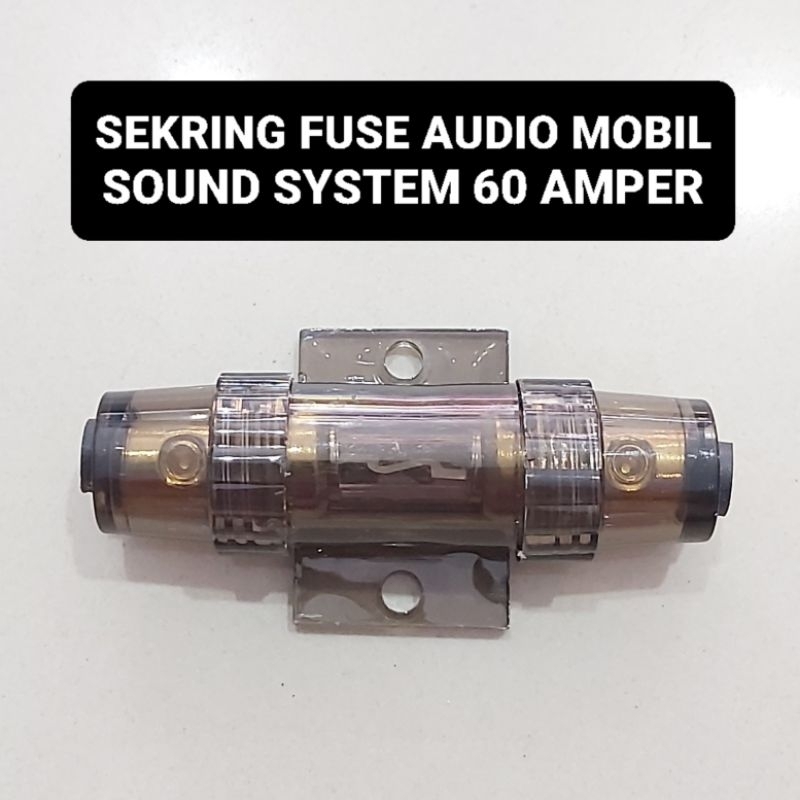Jual Fuse AUDIO MOBIL 60 Amper Sound System Sekring 60A | Shopee Indonesia