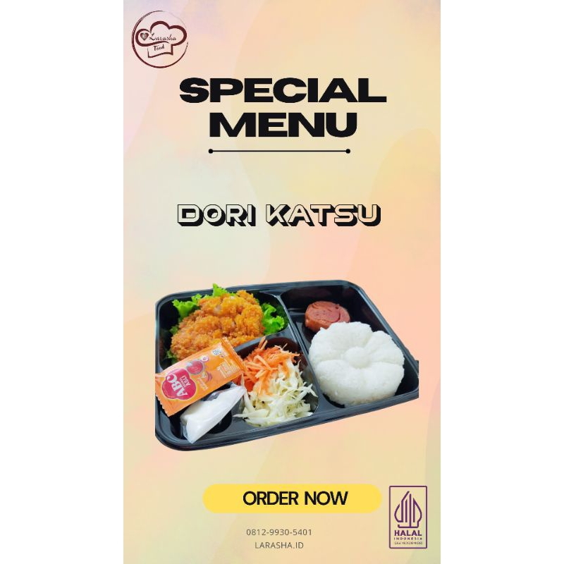 Jual Jual Nasi Bento ikan Katsu /Nasi Bento/Dori Katsu | Shopee Indonesia