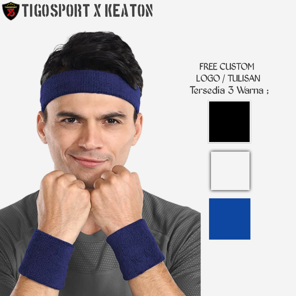 Jual HEADBAND BADMINTON/BANDANA BULUTANGKIS/IKAT KEPALA BADMINTON ...