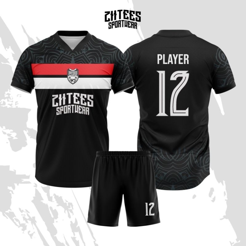 Jual Jersey futsal/bola free custom nama logo sponsor dan nomor ...