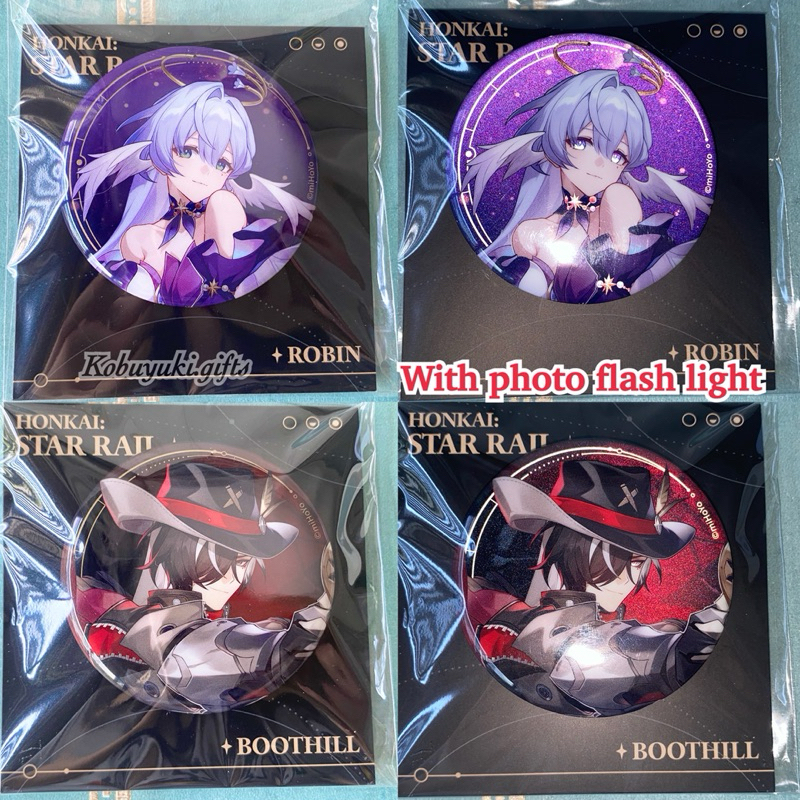 Jual Official Hsr badge pin 58mm Robin Boothill penacony star rail ...