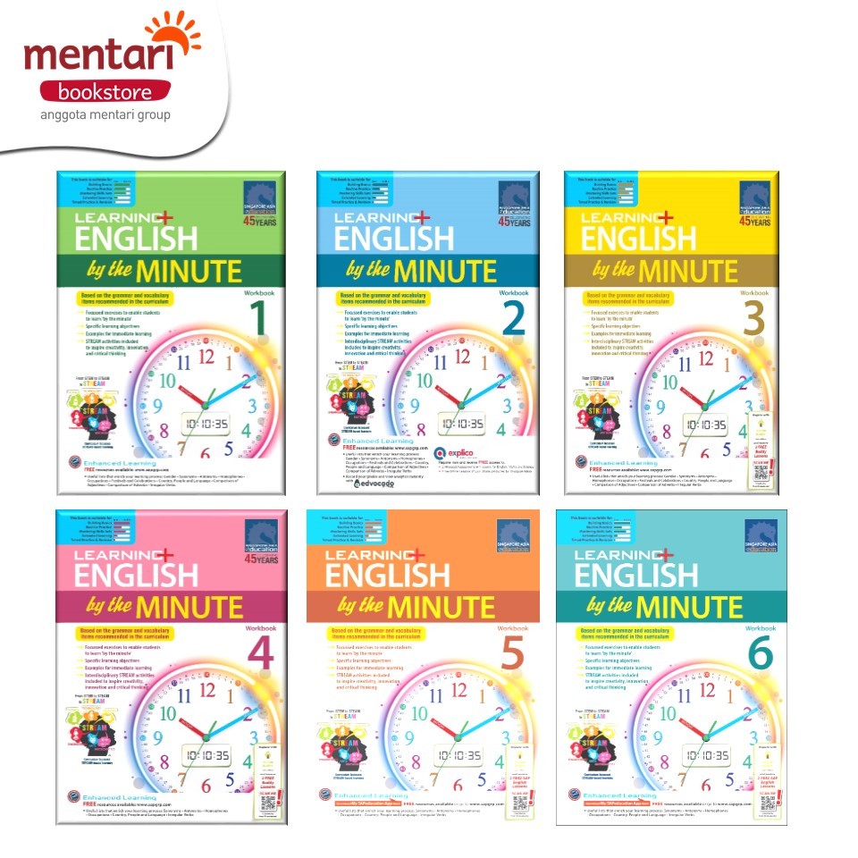 Jual SAP| Learning+ English By The Minute Workbook | Shopee Indonesia