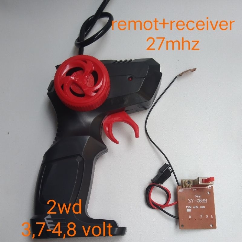 Jual Part RC remote receiver 2,4 Ghz modul pcb board mobil remote ...