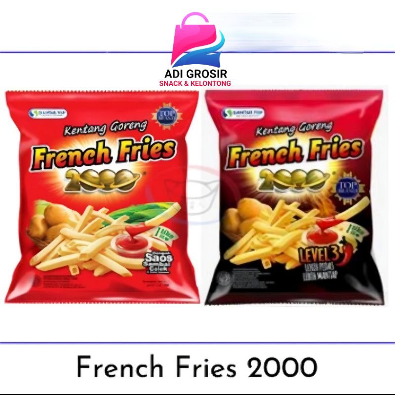 Jual FRENCH FRIES 2000 Renceng Kentang Goreng isi 10 pcs | Shopee Indonesia