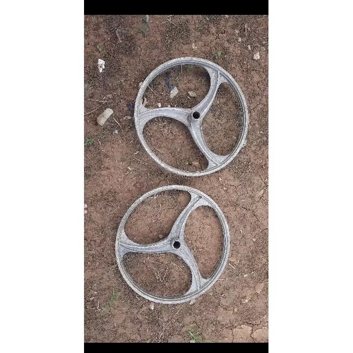 Jual velg sepasang pelek sepeda bmx os minion aloy palang 3, velg ...