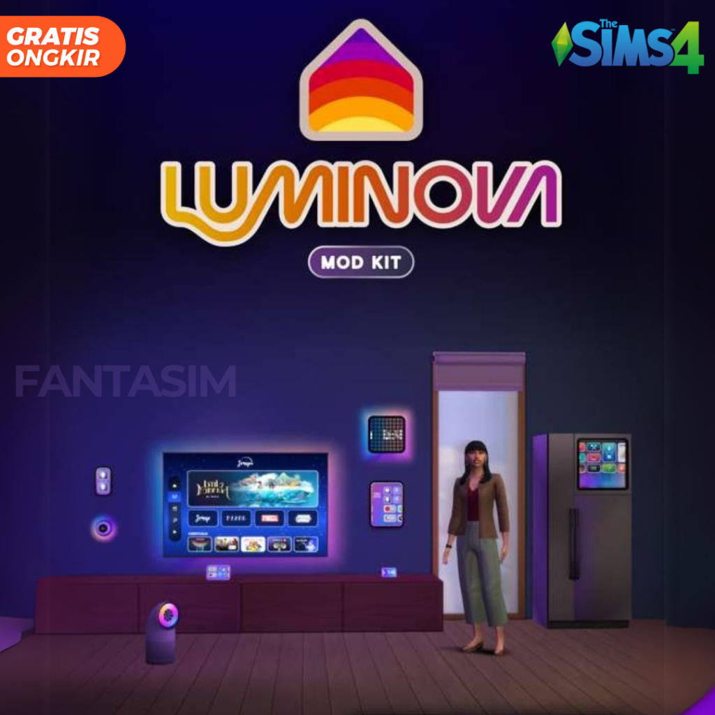 Jual CUSTOM CONTENT FUNCTIONAL SMART HOUSE & SECURITY THE SIMS 4 ...