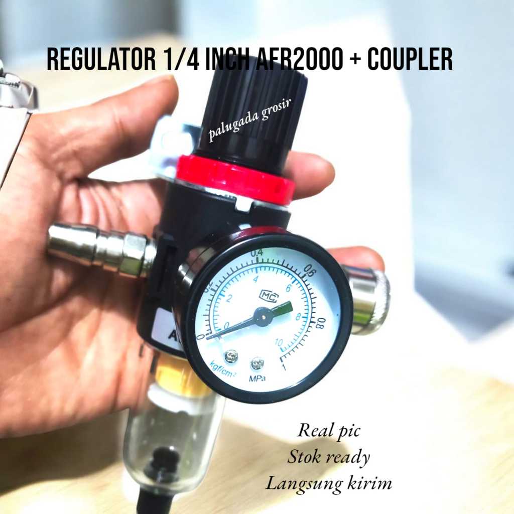 Jual AFR 2000 Pneumatic Air Pressure Relief Control Filter Regulator ...