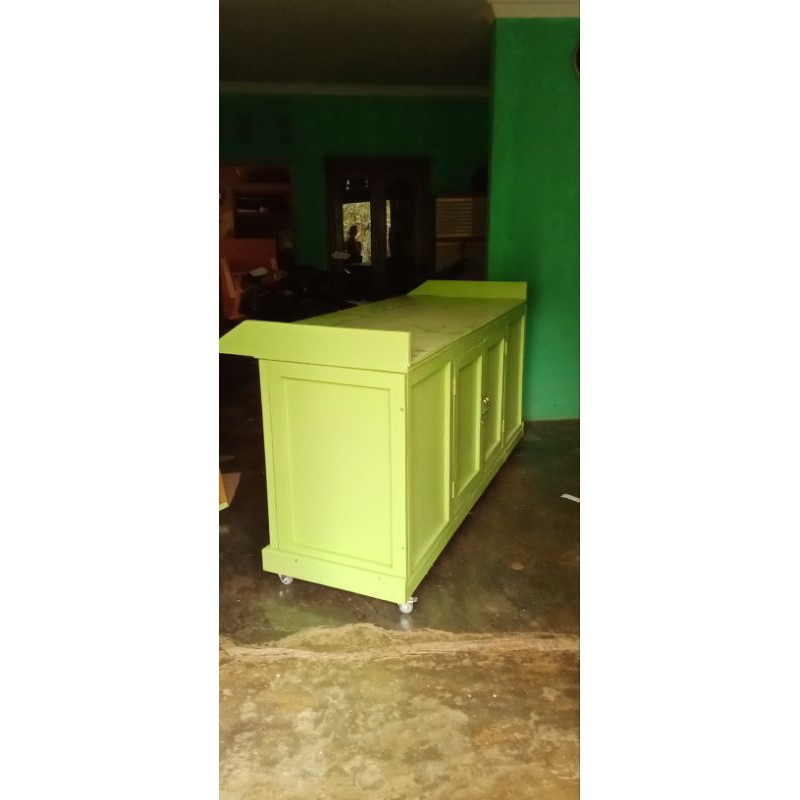 Jual booth lipat portable/booth jualan/ booth minuman/ booth kayu bisa ...