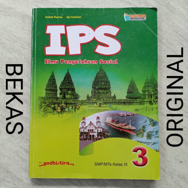 Jual Buku IPS Ilmu Pengetahuan Sosial Kelas 9 IX 3 III SMP MTS Penerbit ...