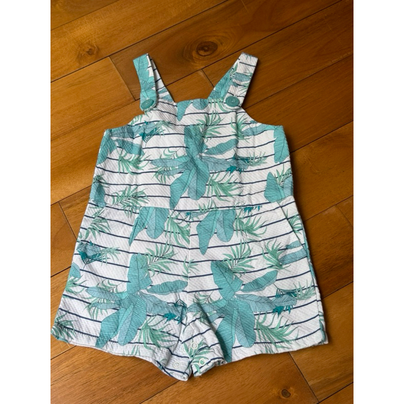 Jual gingersnaps overall tosca white | Shopee Indonesia