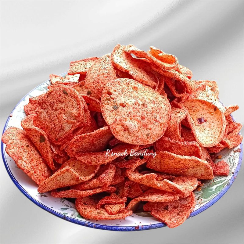 Jual Basreng koin pedas gacor 1kg (baso goreng bandung) | Shopee Indonesia