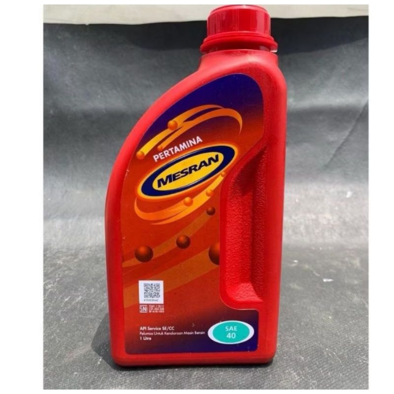 Jual OLI MESRAN SAE- 40 . 1 LITER OIL MESIN MOTOR BEBEK 4 TAK | Shopee ...