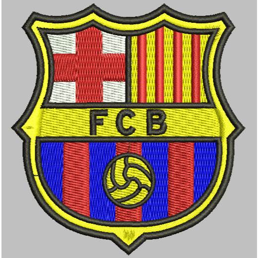 Jual BARCELONA LOGO A-A432 PATCH BORDIR LOGO EMBLEM EMBROIDERY RBC ...