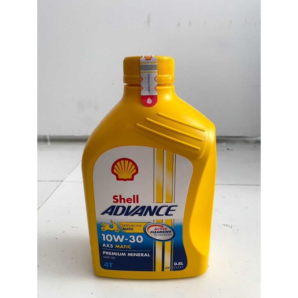 Jual OLI MESIN SHELL ADVANCE 4T AX5 MATIC 20W-40 800 ML / OLI SHELL MATIC 20W 40 | Shopee Indonesia