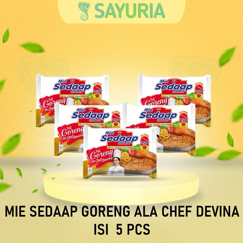 Jual MIE SEDAAP GORENG ALA CHEF DEVINA ISI 5 PCS | Shopee Indonesia